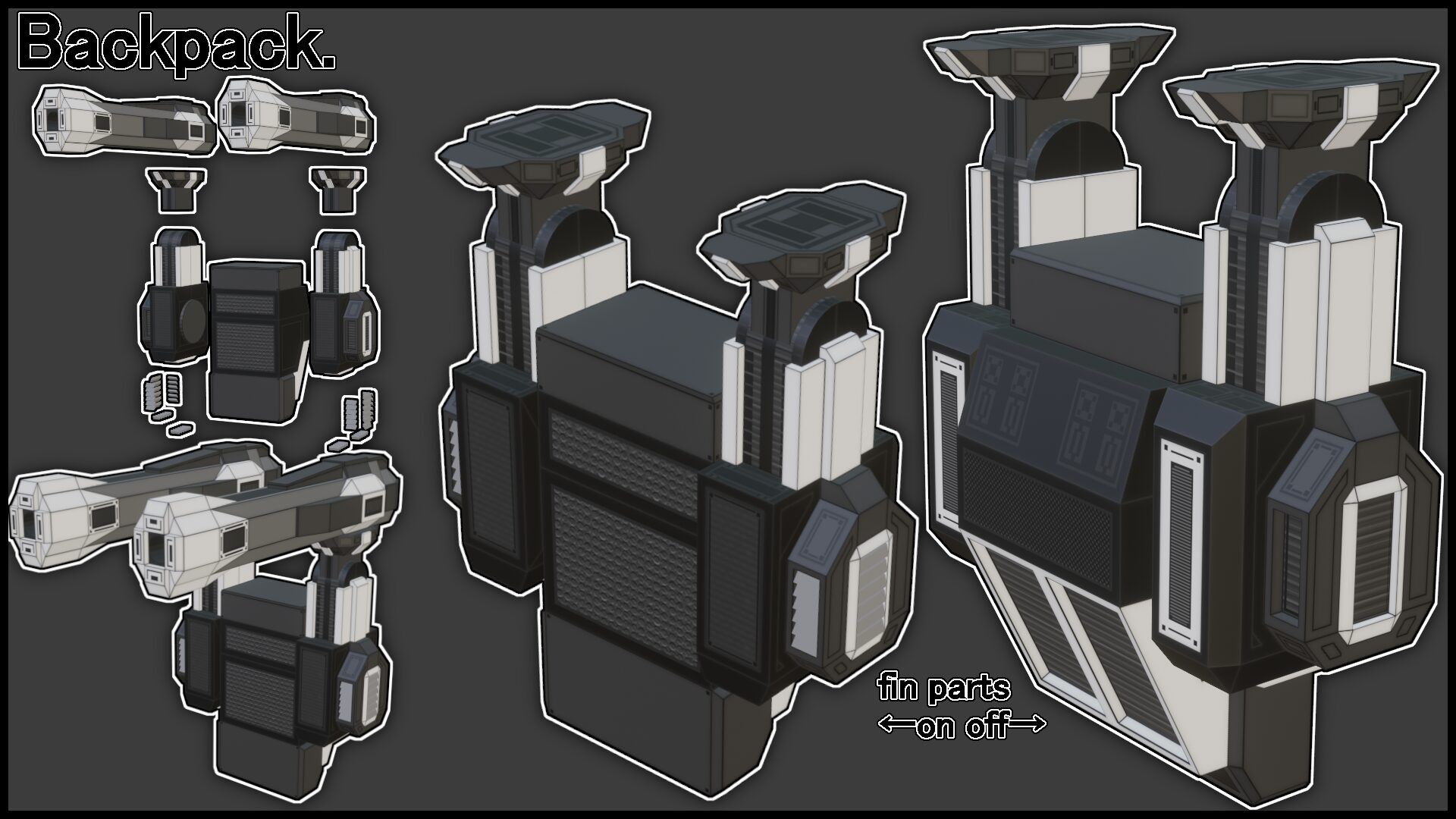 自作3Dモデル【CO-03/SG-unit】vesion up grade のお知らせ。