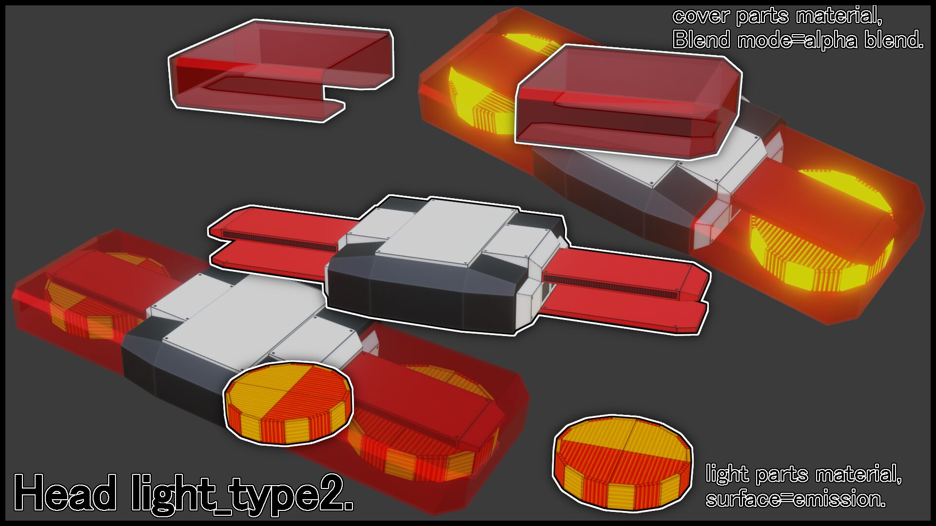 自作3Dモデル【CO-03/SG-unit】vesion up grade のお知らせ。